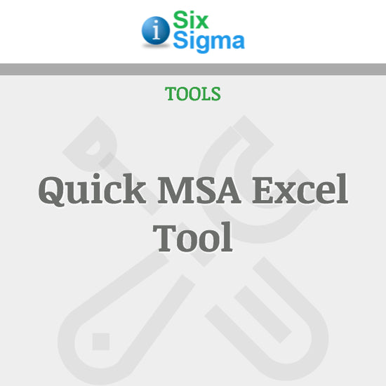 Quick MSA Excel Tool – isixsigma